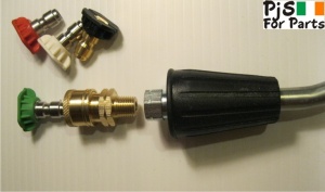 Pressure washer Quick connect Nozzle conversion, - Pjs for parts