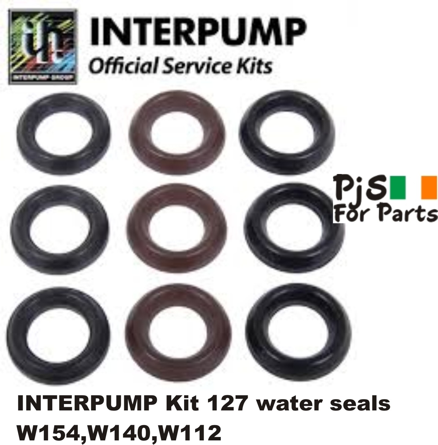 Interpump Water seals Kit 127 W97 - W112 - W124 - W140 W154 - W954 ...